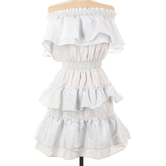 Dresses | Seventeen Baby Blue Ruffle Dress | Poshmark